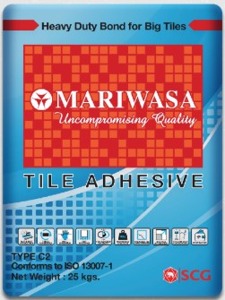 MARIWASA TILE ADHESIVE HEAVY DUTY 25KGS – MURA online Home Depot