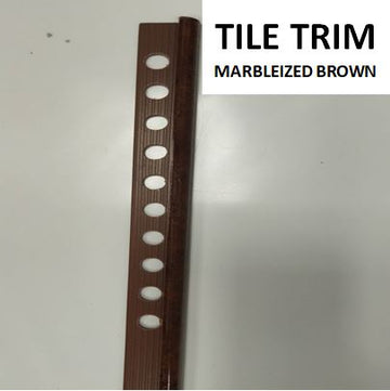 TILE TRIM MARBLEIZED BROWn – MURA online Home Depot